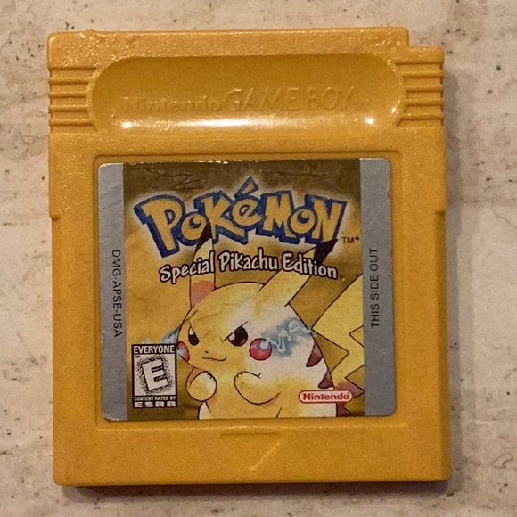 Pokemon | Other | Pokemon Yellow Version Nintendo Gameboy Game Pikachu ...